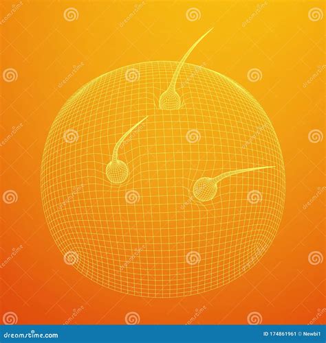 Hair Follicle Protect Care Cosmetic Technology Concept Stock Vector
