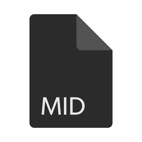 Mid File Extension Format Icon Free Download