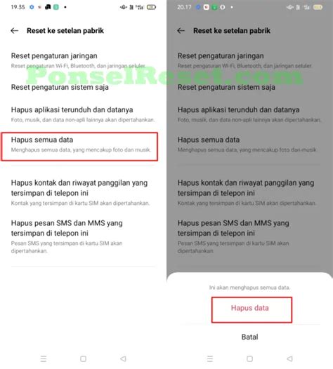 Cara Reset Oppo A16K Ke Pengaturan Pabrik OJoTekno