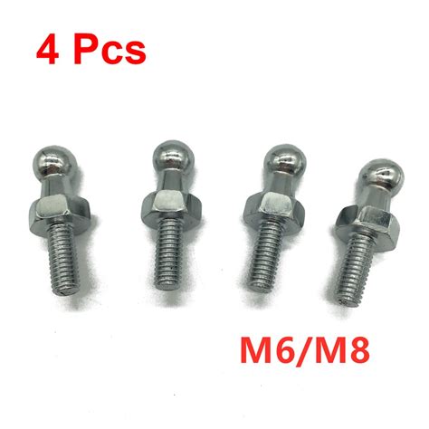 Pcs Mm M M Universal Car Boot Bonnet Gas Strut End Fitting Connector Ball Pin Joint Valve