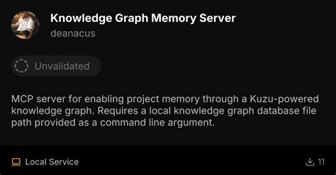 知识图谱记忆服务器 Mcp Servers · Lobehub