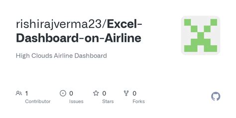 Github Rishirajverma Excel Dashboard On Airline High Clouds