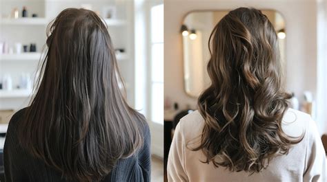 Premium Photo Before And After Shot Of A Womans Hair