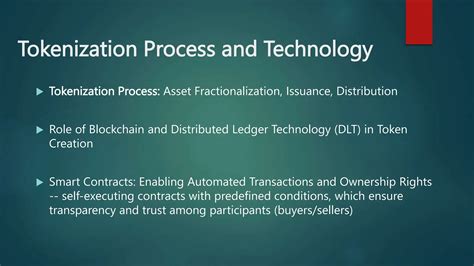 Tokenization Blockchain Based Technology Pptx