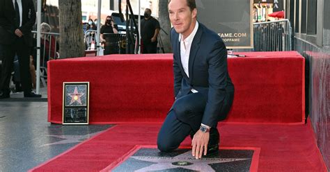 Ster Voor Acteur Benedict Cumberbatch Op Walk Of Fame Sterren