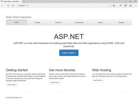 Bootstrap 3 With Mvc 5 And Entity Framework 6 Database First My Tec Bits