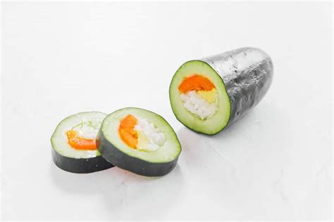 Cucumber Sushi Rolls Deliciously Refreshing Sushi Without The Mess