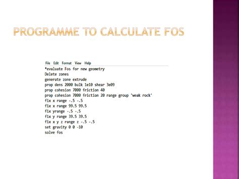 Slope Stability Analysis Using Flac 3d Pptx
