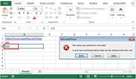 Restringir Las Entradas De Celda A Solo Texto En Microsoft Excel 2010