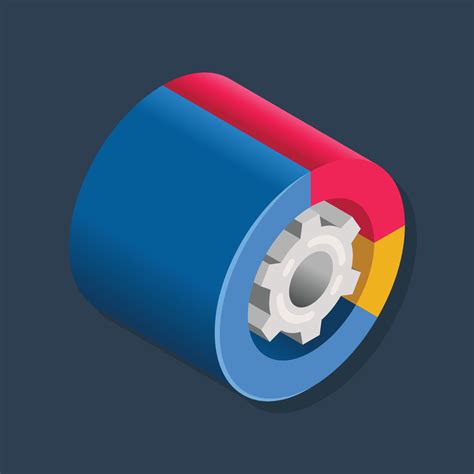 Pie Chart Isometric D Illustration Vector Art At Vecteezy