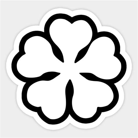 Black Clover Sticker Asta Demon Grimoire