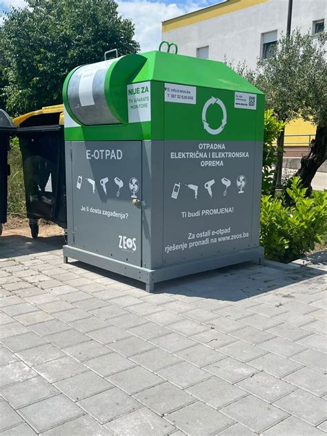 Na Dvije Lokacije Postavljeni Kontejneri Za E Otpad Đaka City