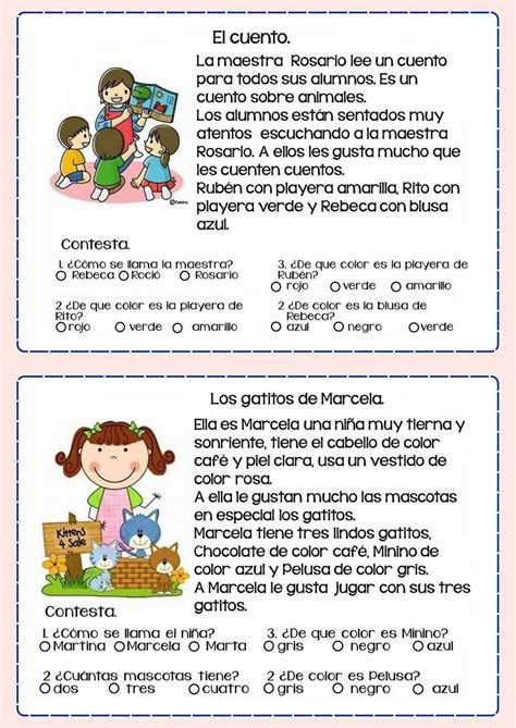 Material Educativo Lectura Cortas Para Niños Lectura Corta Lecturas