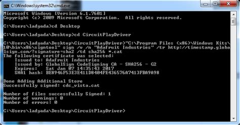 New Guide How To Sign Windows Drivers And Executables Adafruit