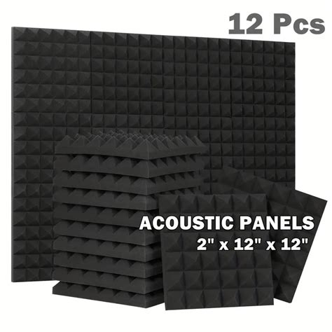 Pyramid Designed Acoustic Foam Panels Sound Proof Foam Temu