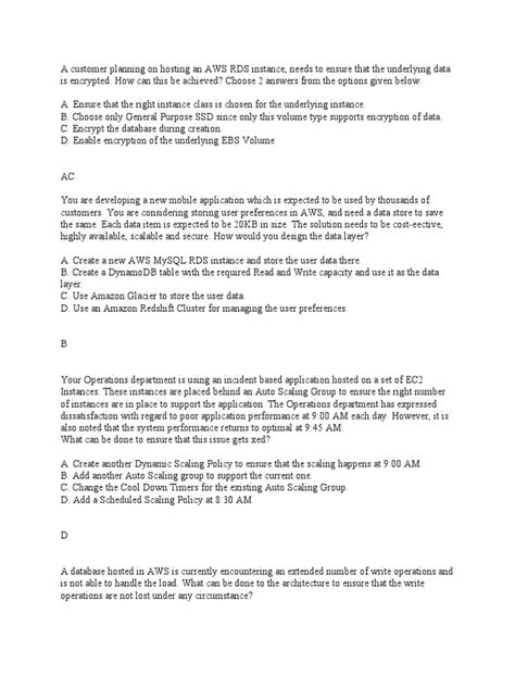Aws Questions Pdf Amazon Web Services Cloud Computing