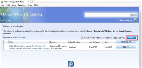 How To Manually Import Updates Into Wsus From Microsoft Update Catalog