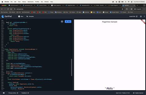 Dart Flutter Pageview With Scrollable Pages Excluding Pagination Area Stack Overflow