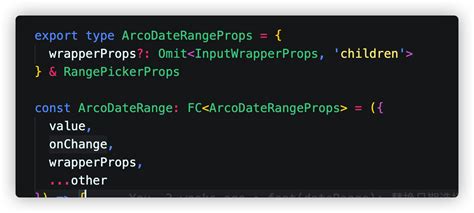 Ts Rangepickerprops Onchange Issue Arco
