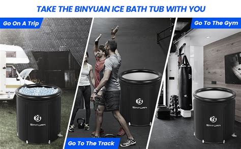 Inflatable Portable Cold Plunge Ice Bath Tub