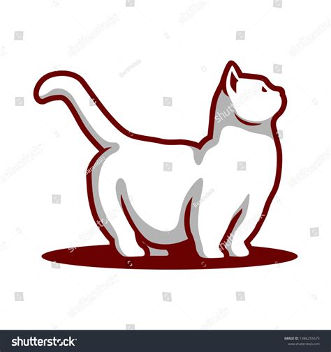 Cute Cartoon Cat Vector Icons Illustration 库存矢量图（免版税）1386255575