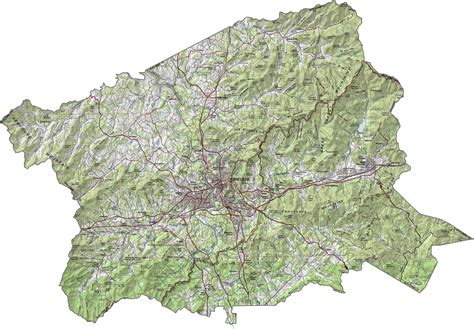 Buncombe County Map North Carolina Us County Maps