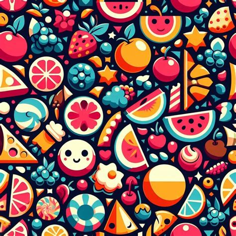 Premium Psd Hyperrealistic Pattern Of Smily Emoticon Emoji Avatar