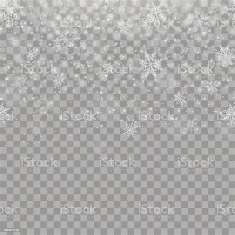 落ちてくる雪の結晶クリスマス背景透明にベクトル お祝いのベクターアート素材や画像を多数ご用意 お祝い しぶき まぶしい Istock