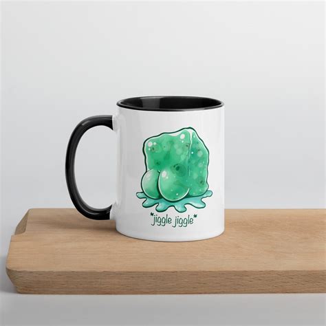 Jiggle Jiggle Dummy Thicc Jelly Cube Mug With Color Inside Level 1 Gamers