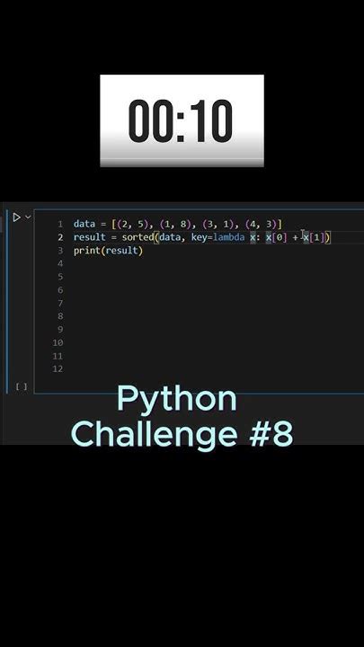 Can You Solve This Python Lambda Sorting Puzzle 🐍 Pythonchallenge Youtube