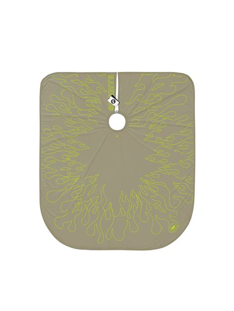 Light Olive Volt Outline Flames Pro Cape Illuzien