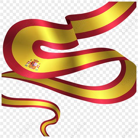 만화 일러스트 스 트리머 스페인 국기 테이프리본행복했어 Png 일러스트 무료 다운로드 Lovepik