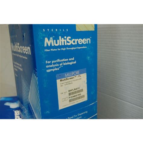 Millipore Multiscreen Fl Filter Plates 96 Well Plate Mafls4010 Sterile 0 4 Um