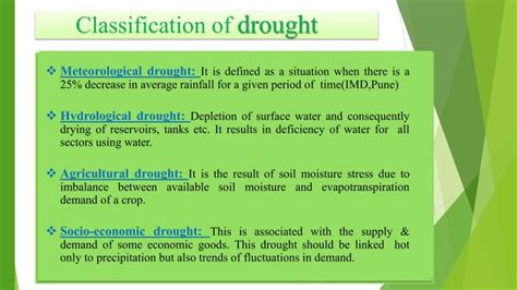 Disaster Mitigation Drought Ppt Free Download