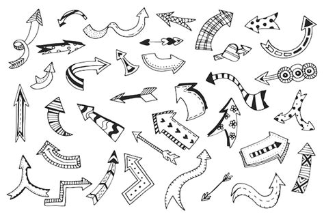 Free Vector Cartoon Arrows Collection