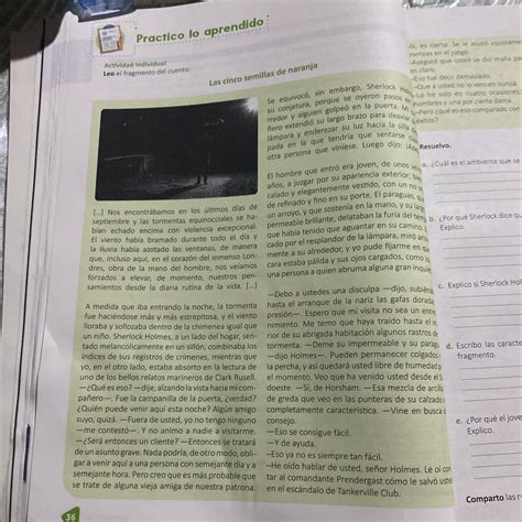 Cual es el ambiente que se describe en el cuento Por qué Sherlock dice