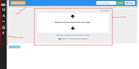Drag Drop Email Builder Member Owl
