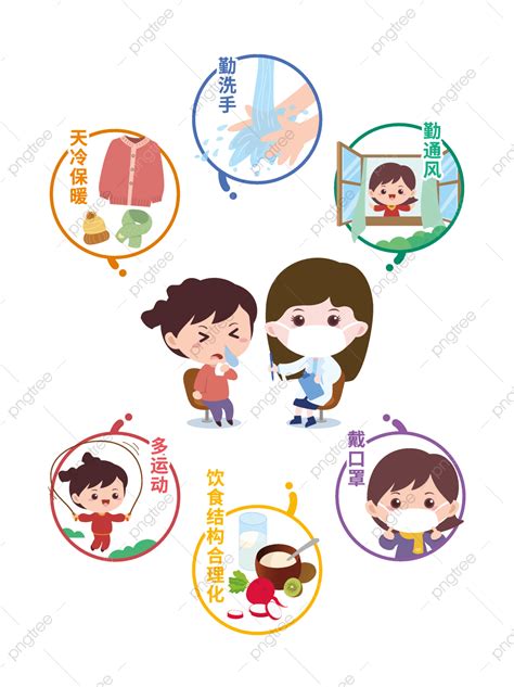 Winter Cold Vector Hd Images Autumn And Winter Cold Prevention Tips Elements Vector Doctor