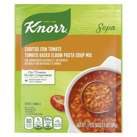 Knorr Pasta Soup Mix Tomato Based Elbow Pasta 35 Oz