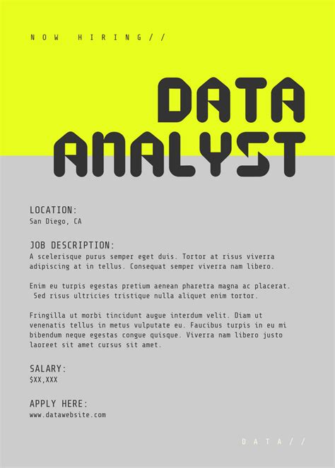 Artist Made Data Analyst Design Templates Shutterstock