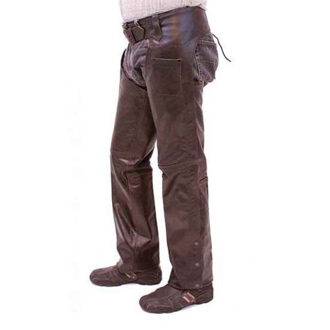 Showy Masher Short Leather Chaps Usa Leather Jacket Store