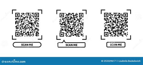 Analyser La Conception Du Code Qr Code Qr Pour Le Transfert De Texte De Paiement Avec Le Bouton