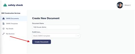 Creating A New SWMS SafetyCheck
