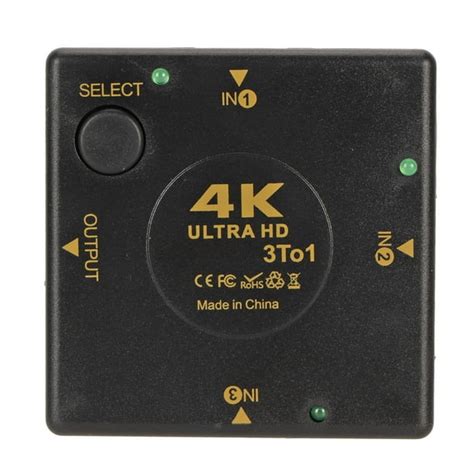 Hd Multimedia Interface Switch 4k Hd Multimedia Interface Switch 3 In 1 Out Hd Multimedia