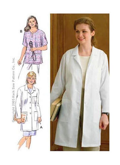 Sewing Pattern Lab Coat