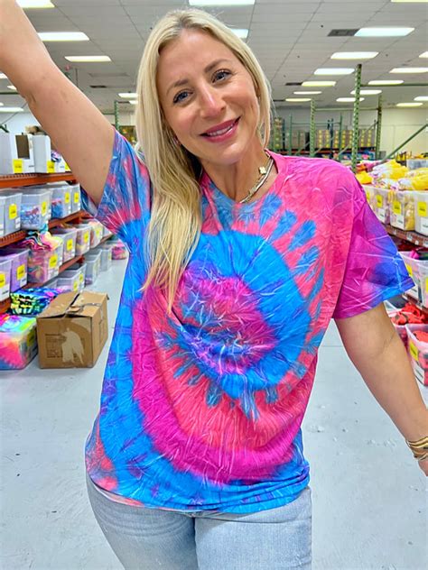 Very Berry Blast Tie Dye Tee Blank Sunshine Sisters