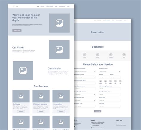 Website Wireframing Design On Behance