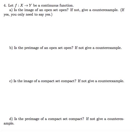 Solved 4 Let F Xy Be A Continuous Function A Is The
