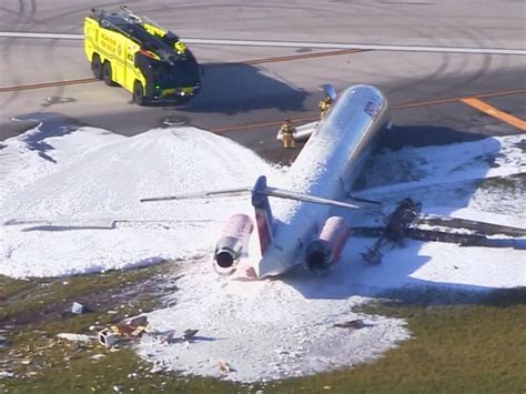 Plane Carrying 126 People Catches Fire After Landing