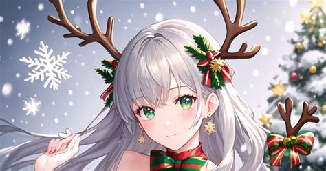 Aiart Body Painted Raindeer Girl Sdaiuserのイラスト Pixiv